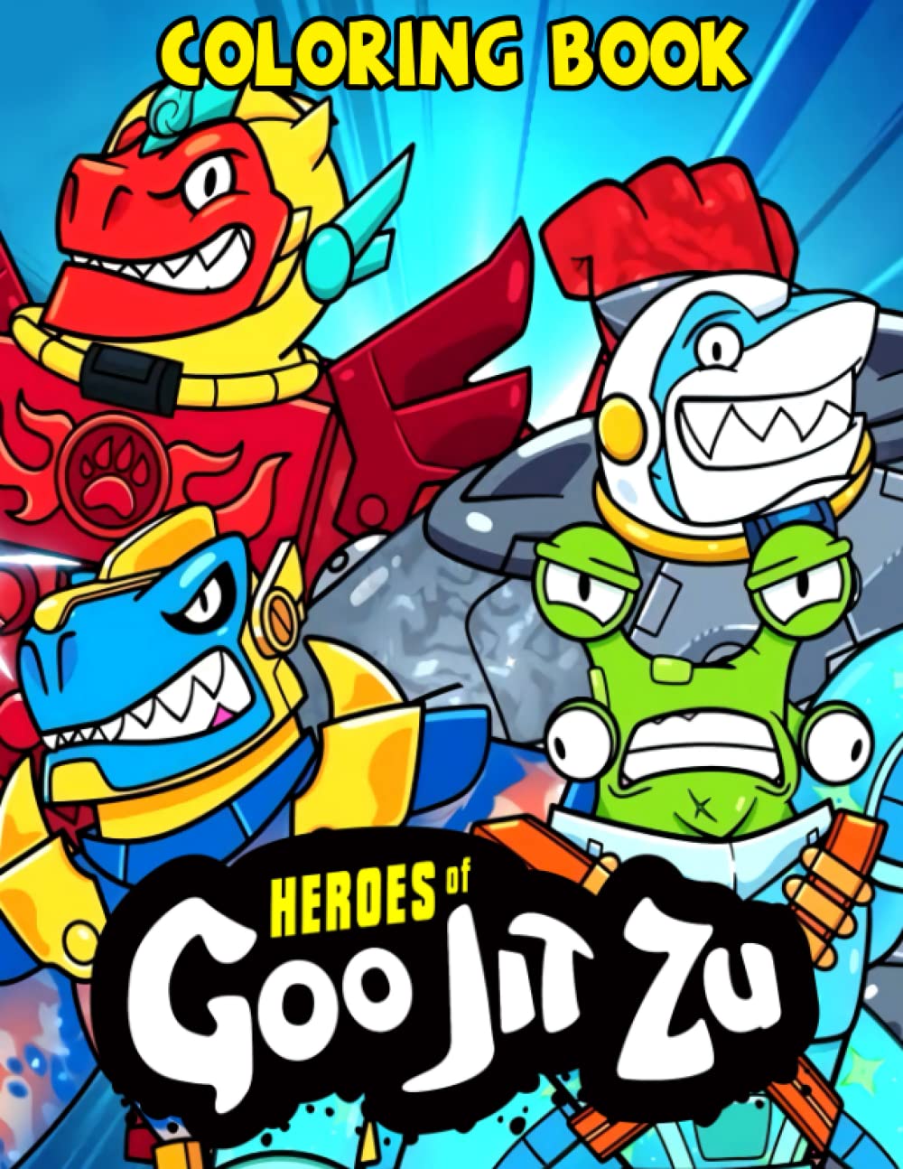Goo Jit Zu Coloring Book 60 Amazing Goo Jit Zu | Desertcart Kenya
