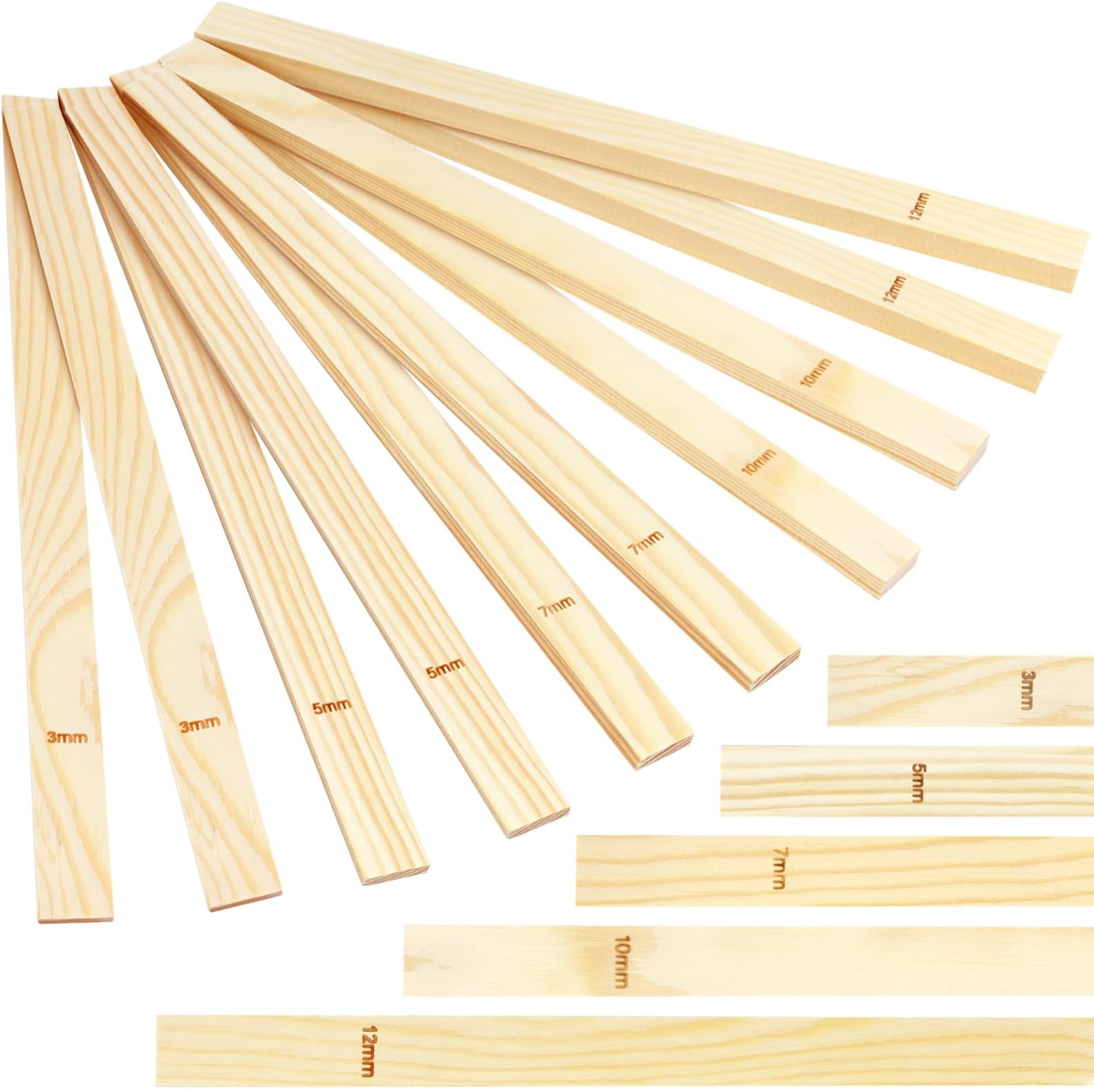 Amazon.com: NYAZSJ Pottery Rolling Pin Set - 10 Pieces in 5 Sizes with ...