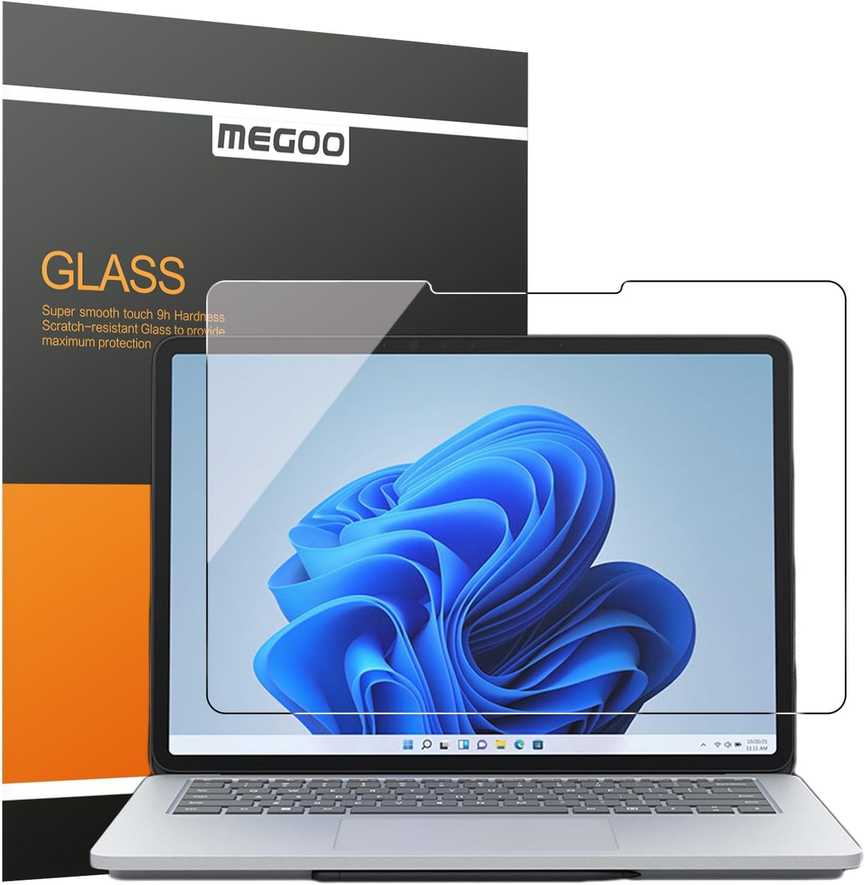 Amazon.com: Megoo Glass Screen Protector for Surface Laptop Studio 2 ...