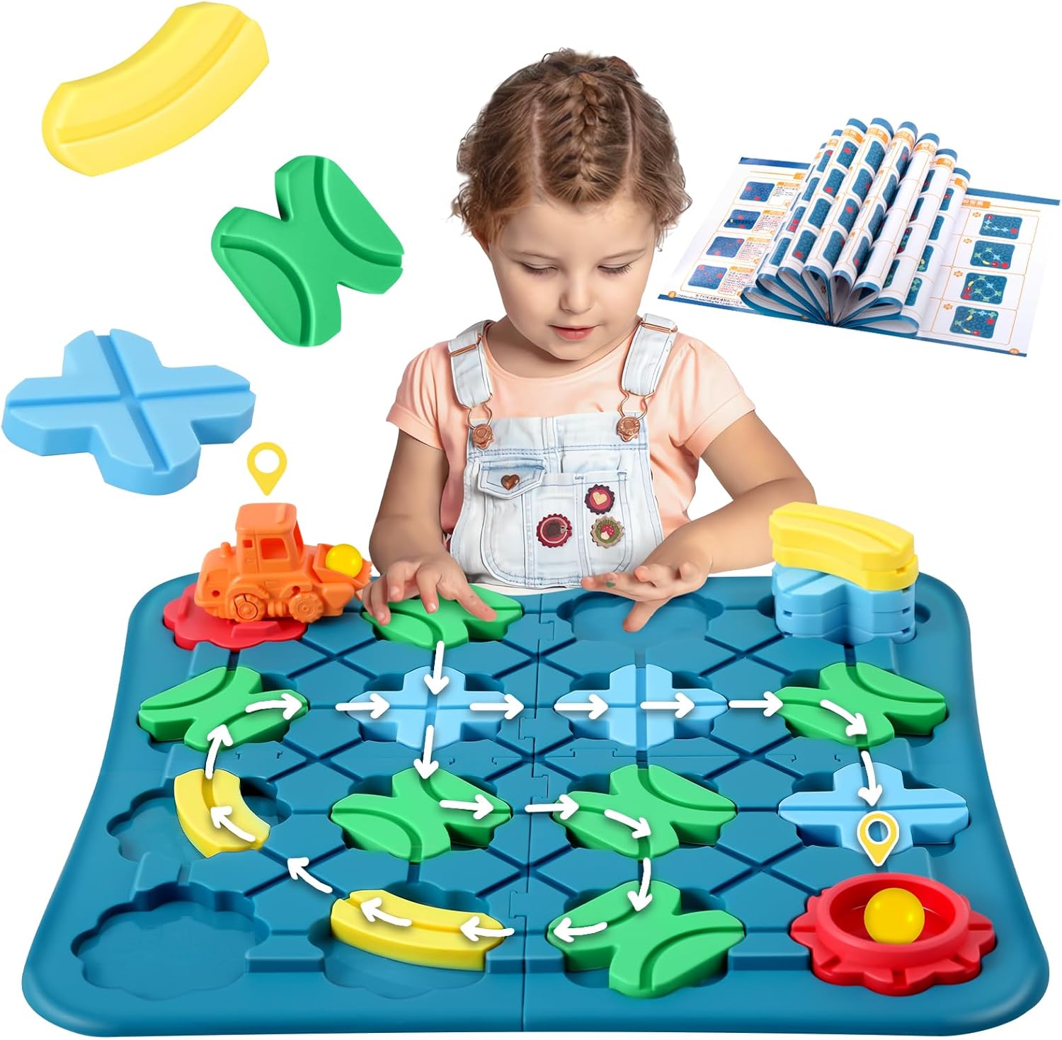 Jeu de Construction logique d'énigmes pour Enfants de 4 à 9 Ans avec 118 défis. Amusant pour ...