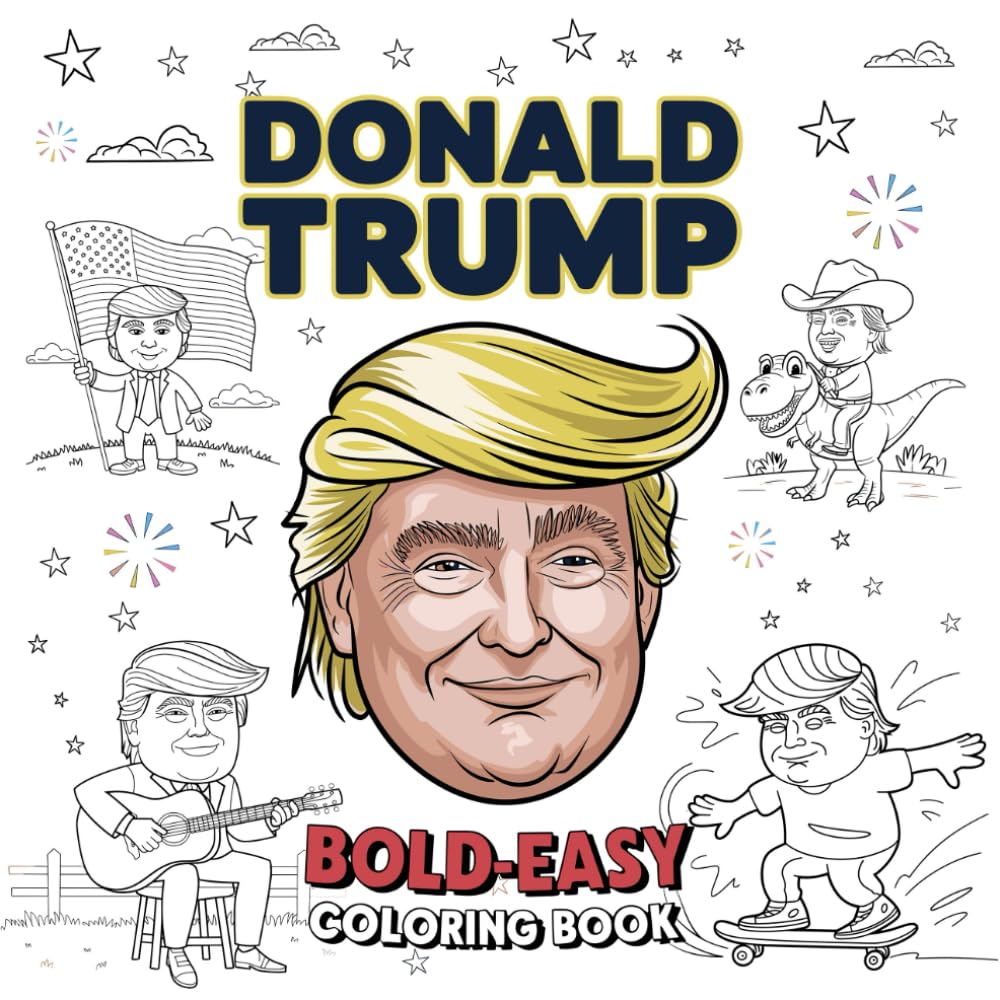 Donald Trump Coloring Pages Printable Presidents Coloring Pages | TPT