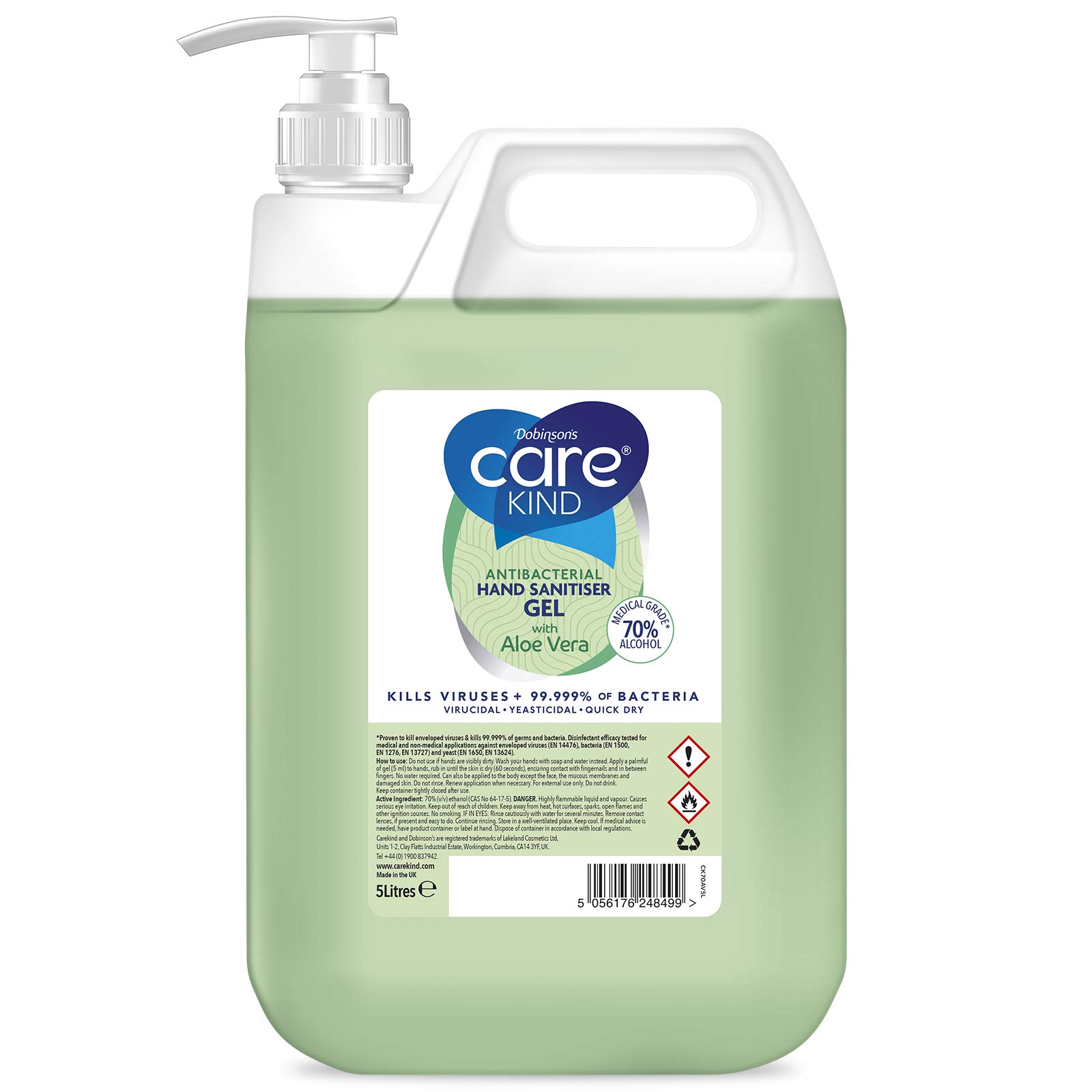 Hand Gel Antibacterial Alcohol Hand Sanitiser Puratise 5l Hand ...