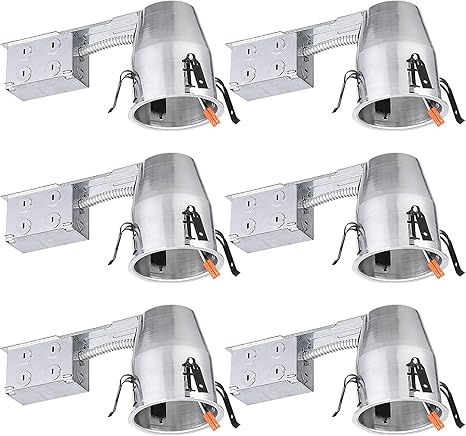 TORCHSTAR 4 Inch Remodel Recessed Lighting Housing, UL Listed, Air ...