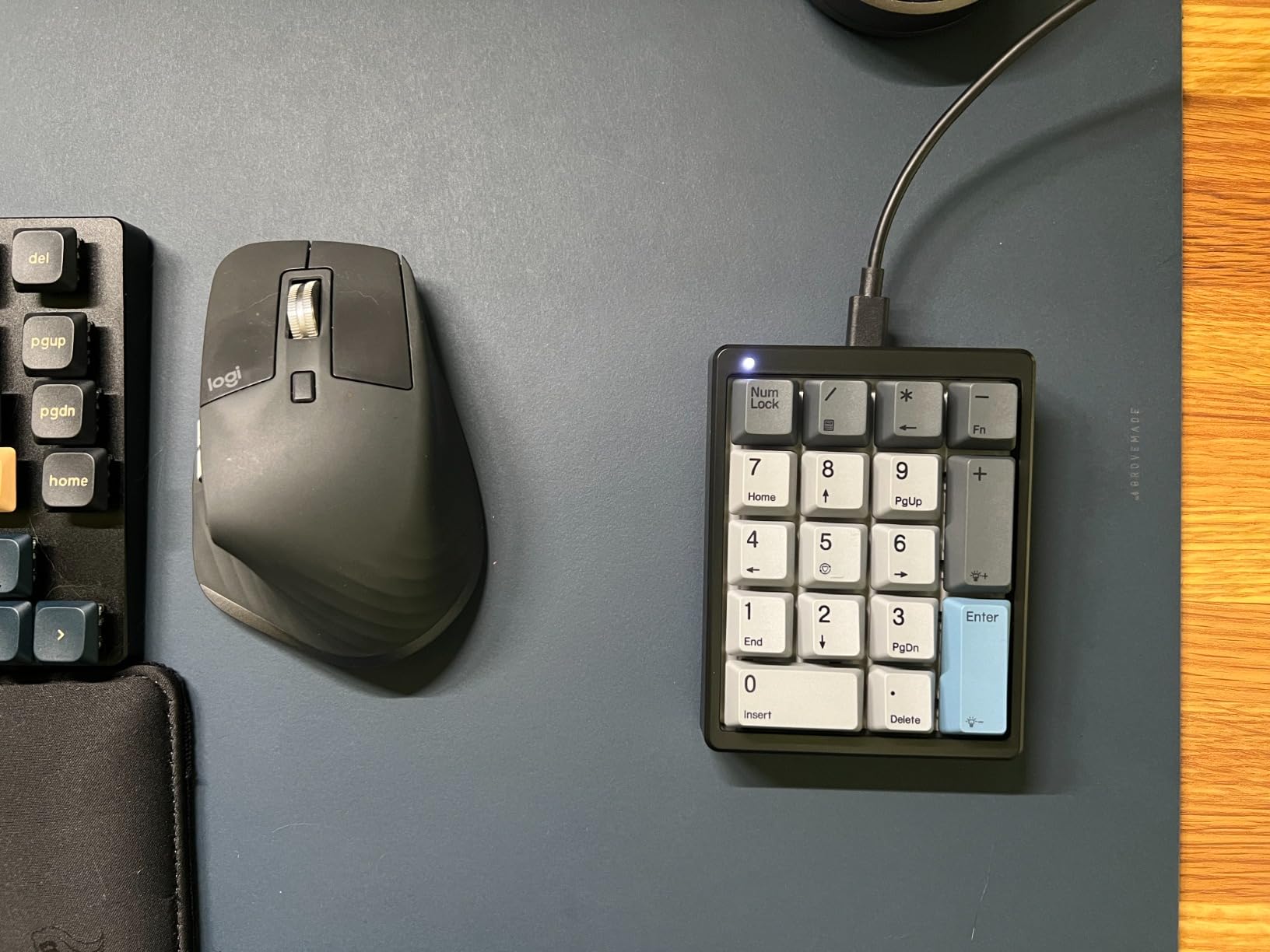 Amazon.com: Kisnt Mechanical Number Pad, Hot Swappable Numpad Wired USB ...