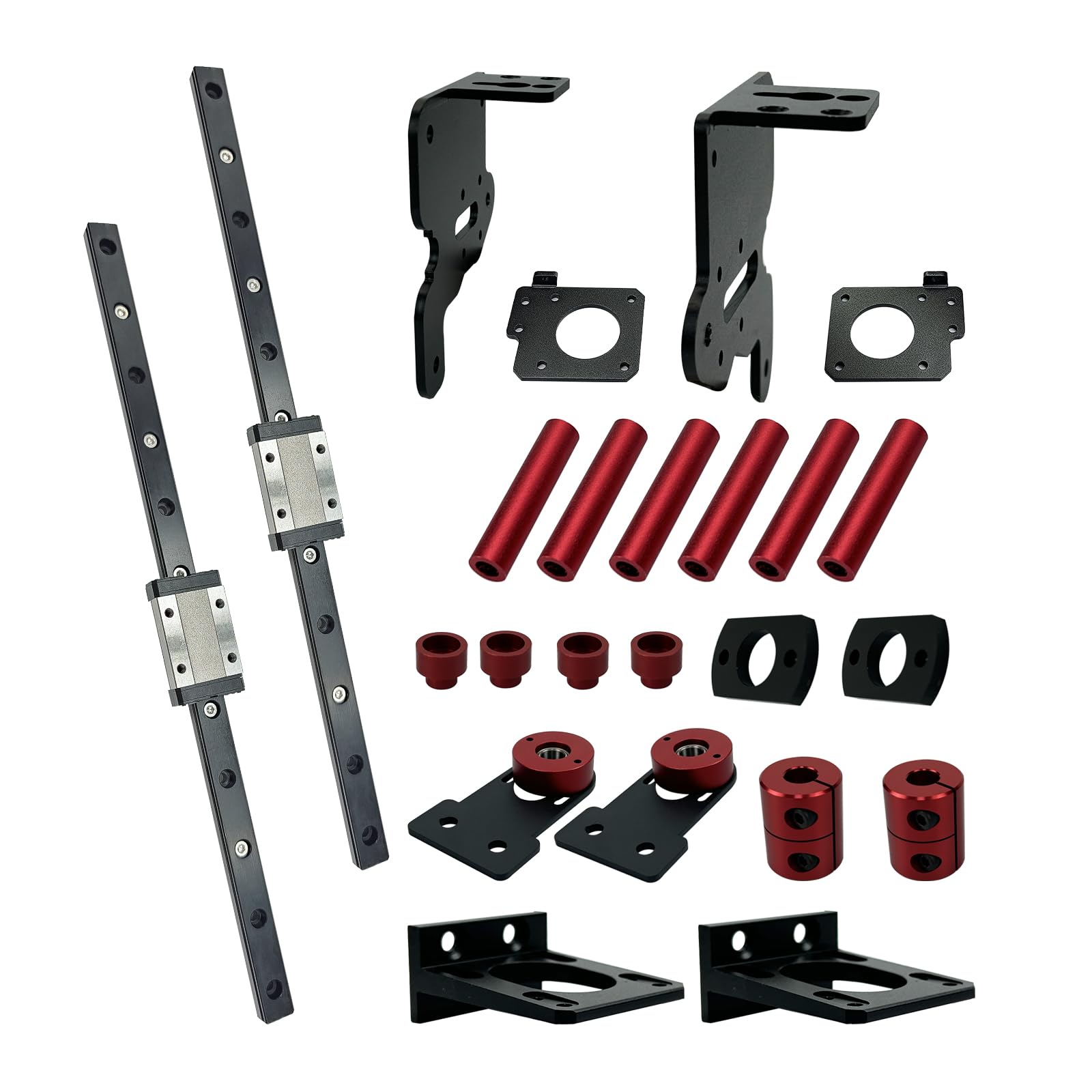 Snapklik.com : Dual Z-axis MGN12H Linear Guide Rail Kit 3.2 For Ender 3 ...