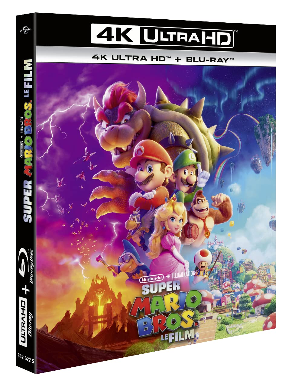 Amazon: Super Mario Bros. Le Film [4K Ultra HD + Blu-Ray]: DVD et Blu ...