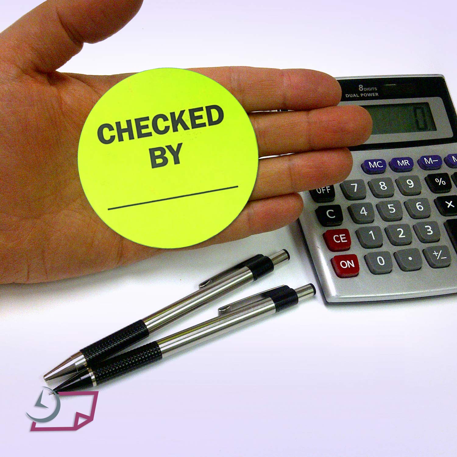 2 Round Sticker Labels Printable Kenco 2 Circle Inventory Control ...