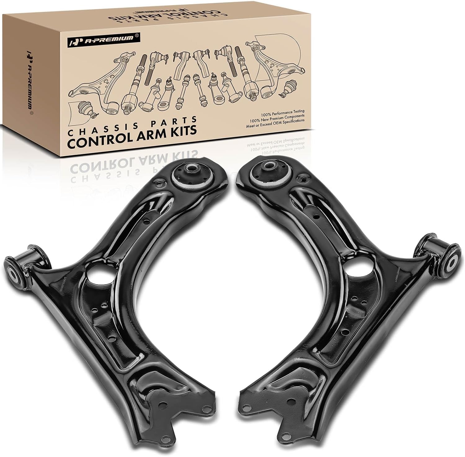 Amazon.com: A-Premium 2 x Front Lower Control Arm, with Bushing ...