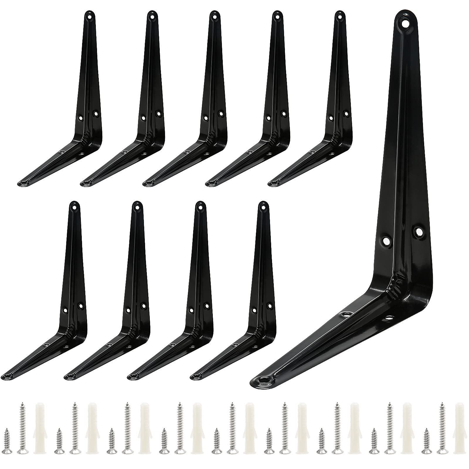 Corner Shelves 4 Pack Floating Shelf Bracket 6 Inch Brackets For ...