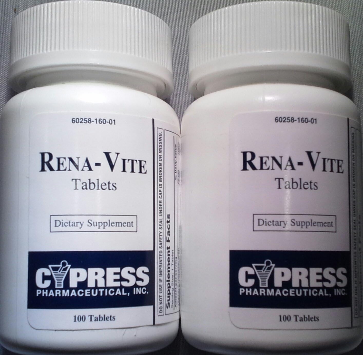 Amazon.com: Cypress Pharmaceutical Rena-Vite Tablets, 100 Tablets Per ...