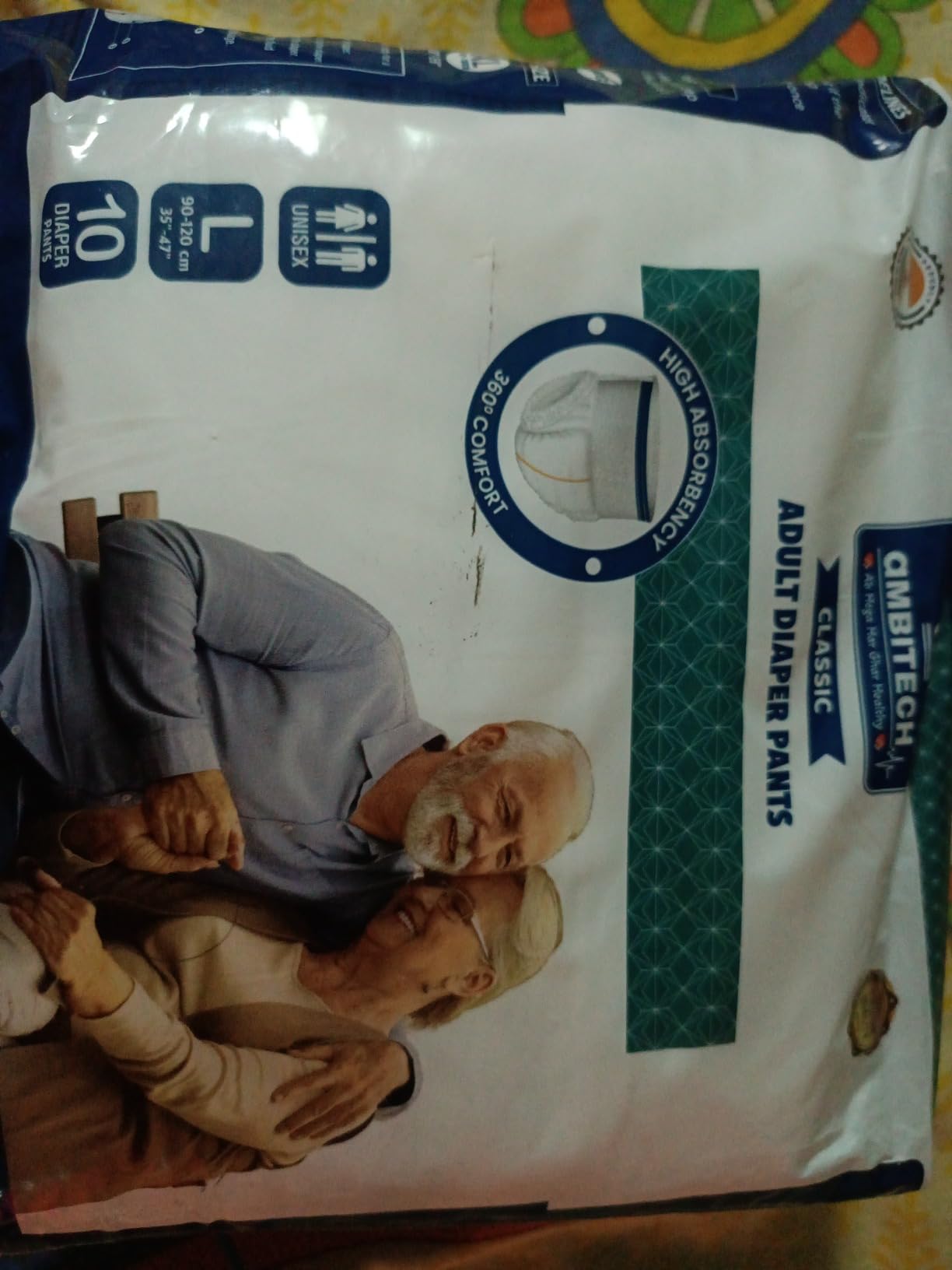 AmbiTech Adult Diaper |L Size|Pack Of 1 | 10 Unit : Amazon.in: Health ...