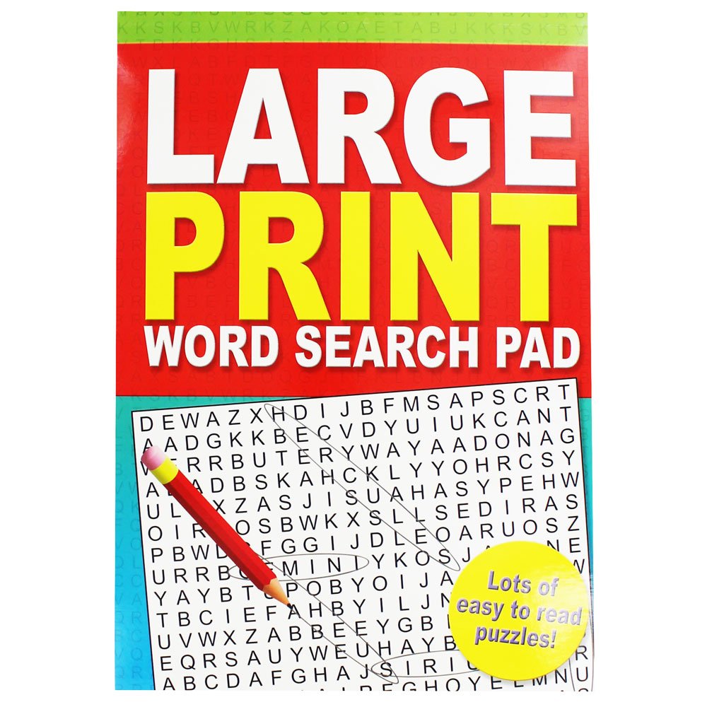 nda Large Print Word Search Pad : Amazon.co.uk: Books
