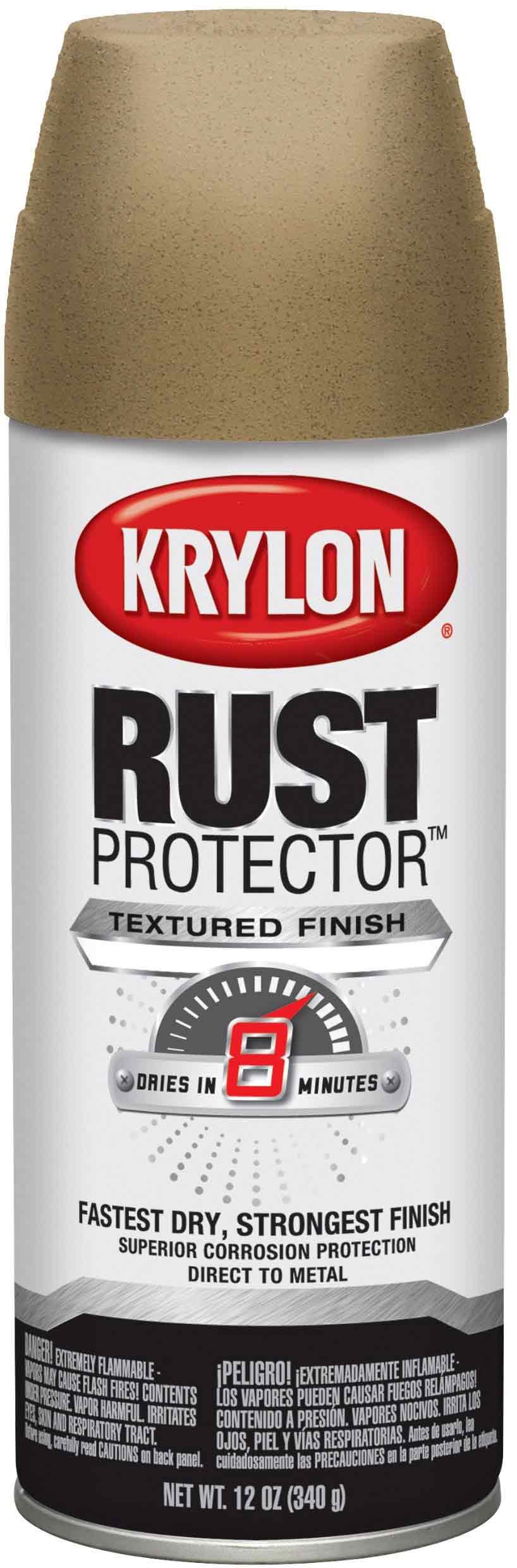 krylon 69315 Rust Protector Textured Paint, Khaki - Spray Paints ...