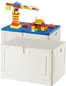 Amazon.com - BOSEDSANG Folding Storage Box with Large Building Lid for ...