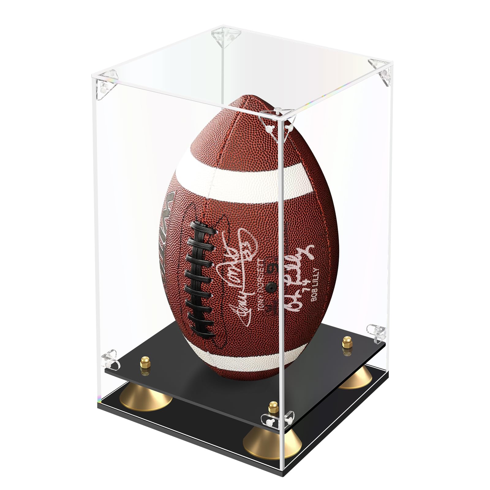 Amazon.com: KOLIPI Football Display Case, Acrylic Football Case Display ...