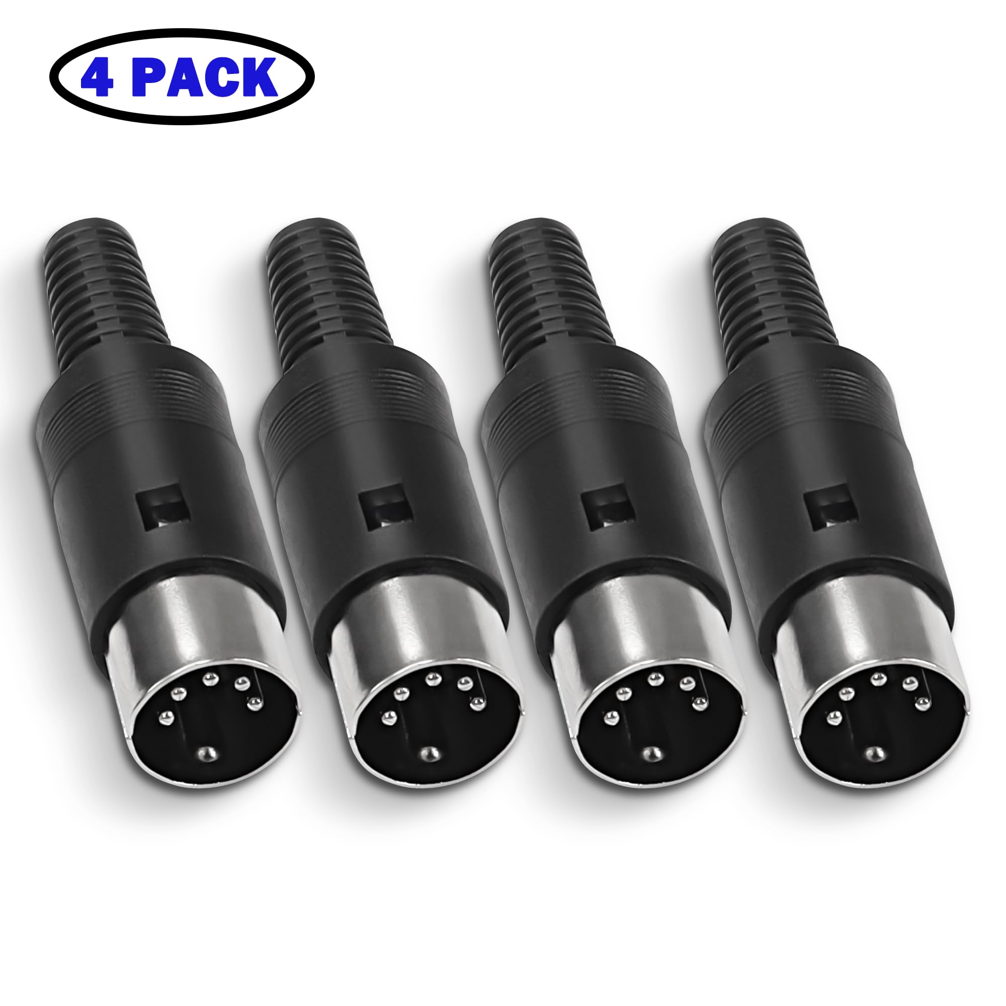 Din 5 Pin Electrical Connector 5 Pin (240 Degree) Nickel Standard DIN