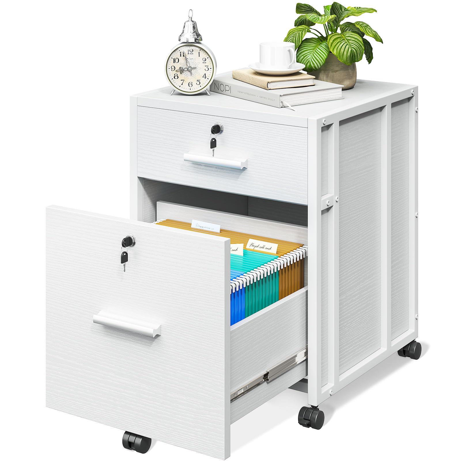 Amazon.com: AODK File Cabinet for Home Office, Fully Assembled Filing ...