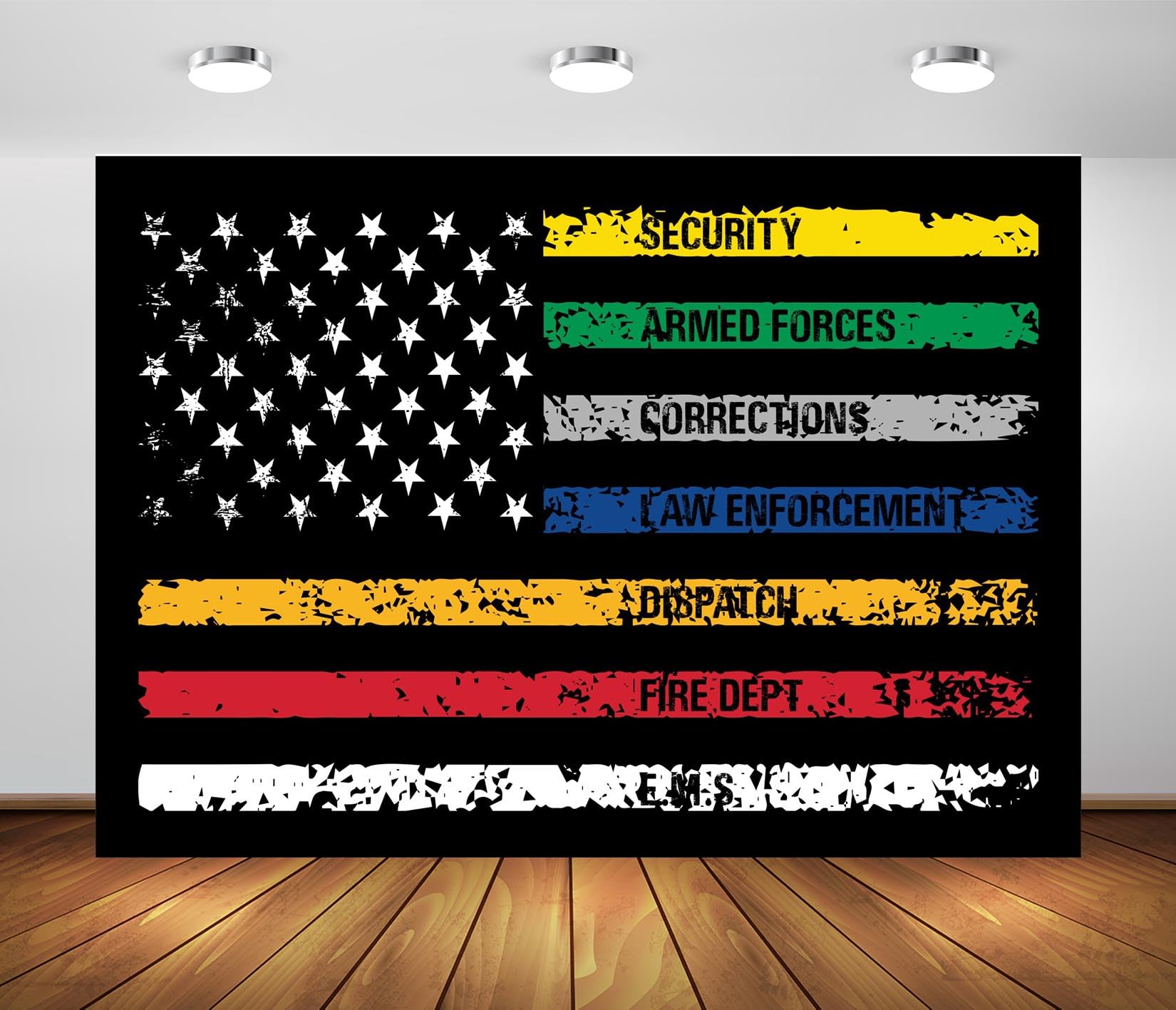 First American Flag Background
