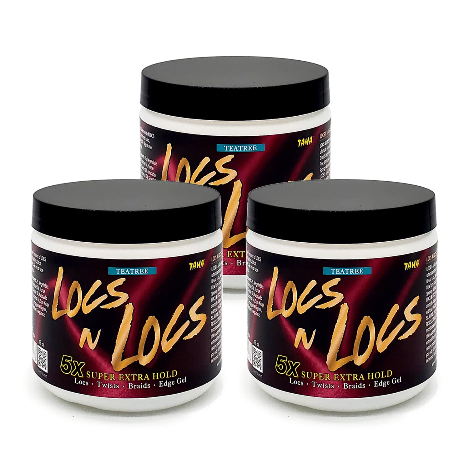 Amazon.com : Taha Locs & Locs Gel - 5X Super Extra Hold, Natural & Non ...