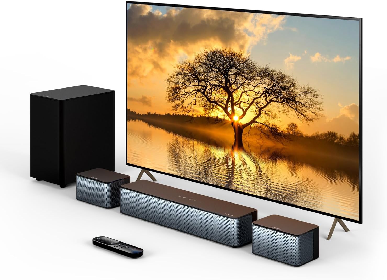 Amazon.com: ULTIMEA 5.1 Surround Sound Soundbar for tv with Subwoofer ...