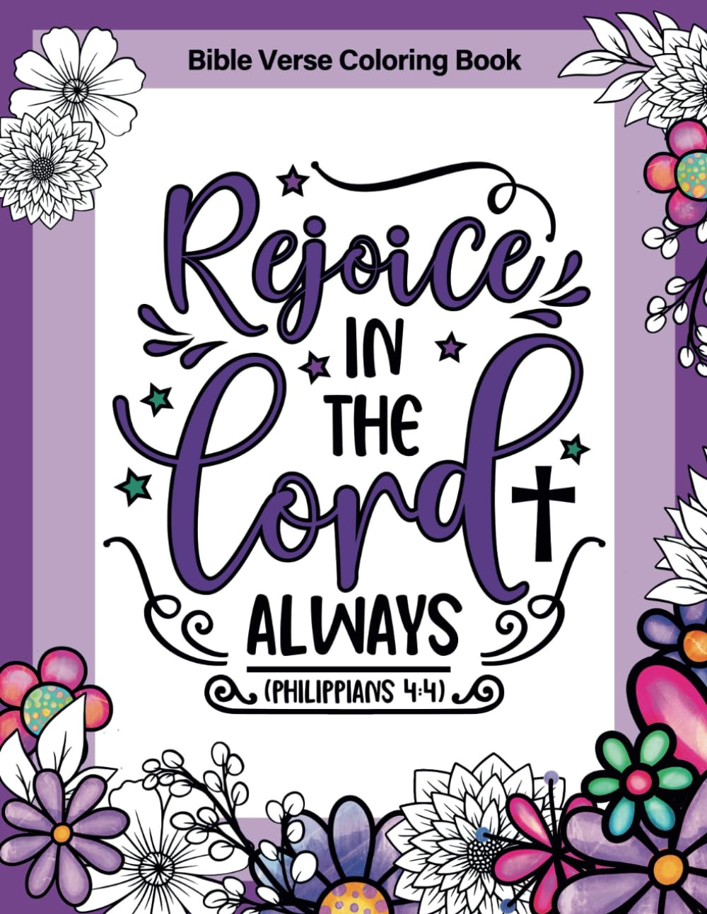 Amazon.com: Bible Verse Coloring Book: A Christian coloring book. 50 ...