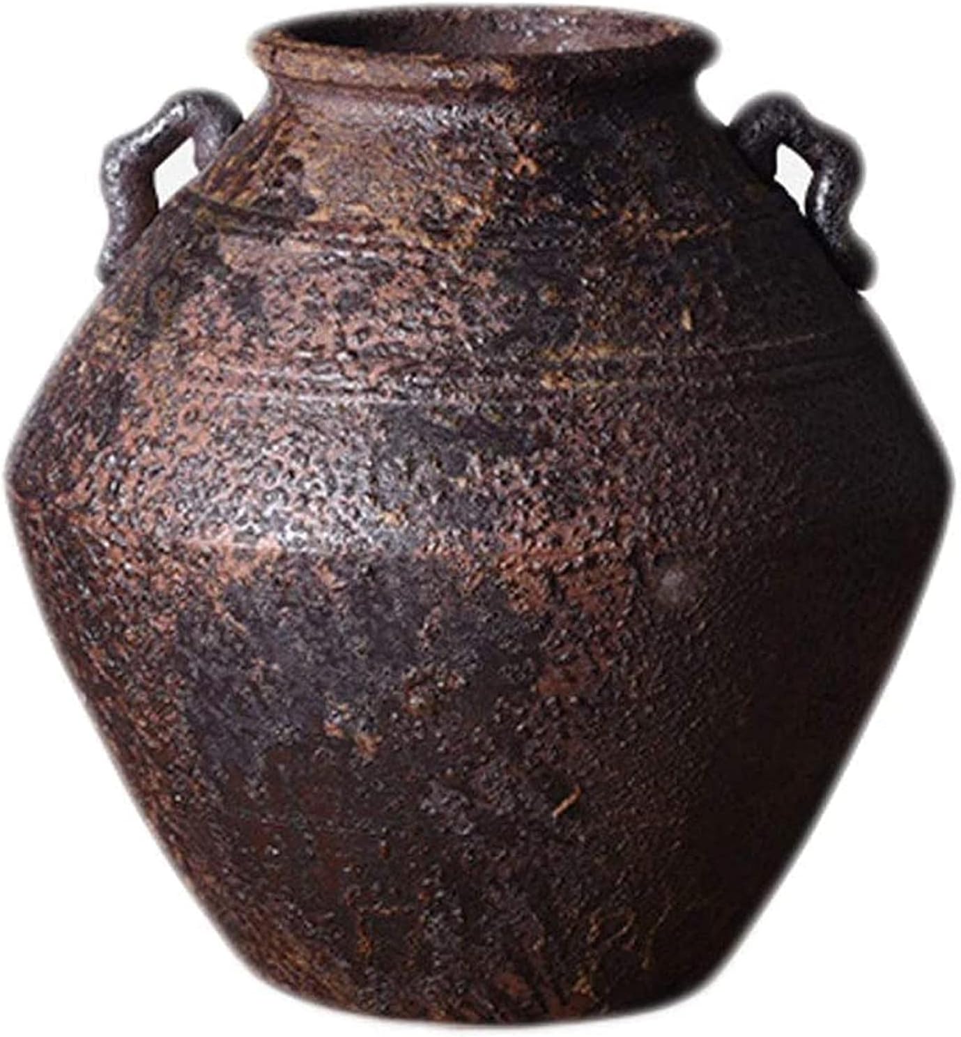 Amazon.com: XOUVY Vase Grave Ceramics Vintage Stone Pottery Flower Vase ...