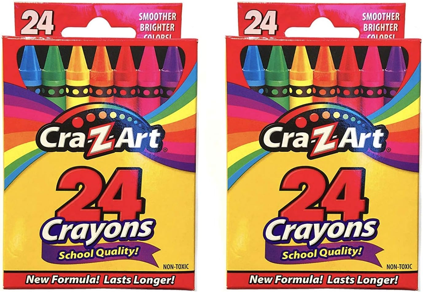 Cra-Z-art Crayons, 24 Count (2 pack)2 : Toys & Games