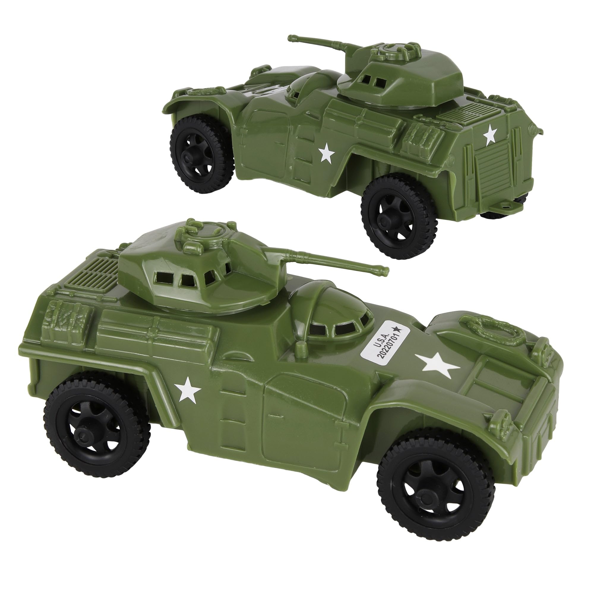 Amazon.com: TimMee Recon Patrol Armored Cars - OD Green Plastic Army ...