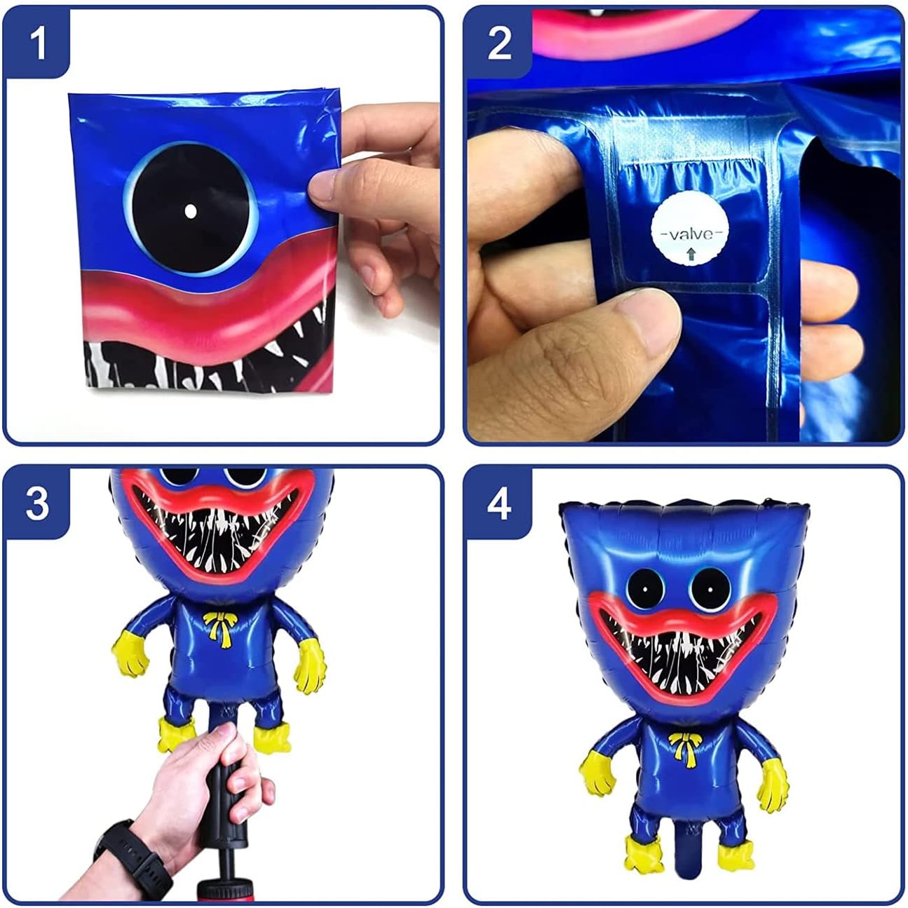 Poppy playtime Balloon Set – simyron 8 Pieces poppy playtime Birthday ...