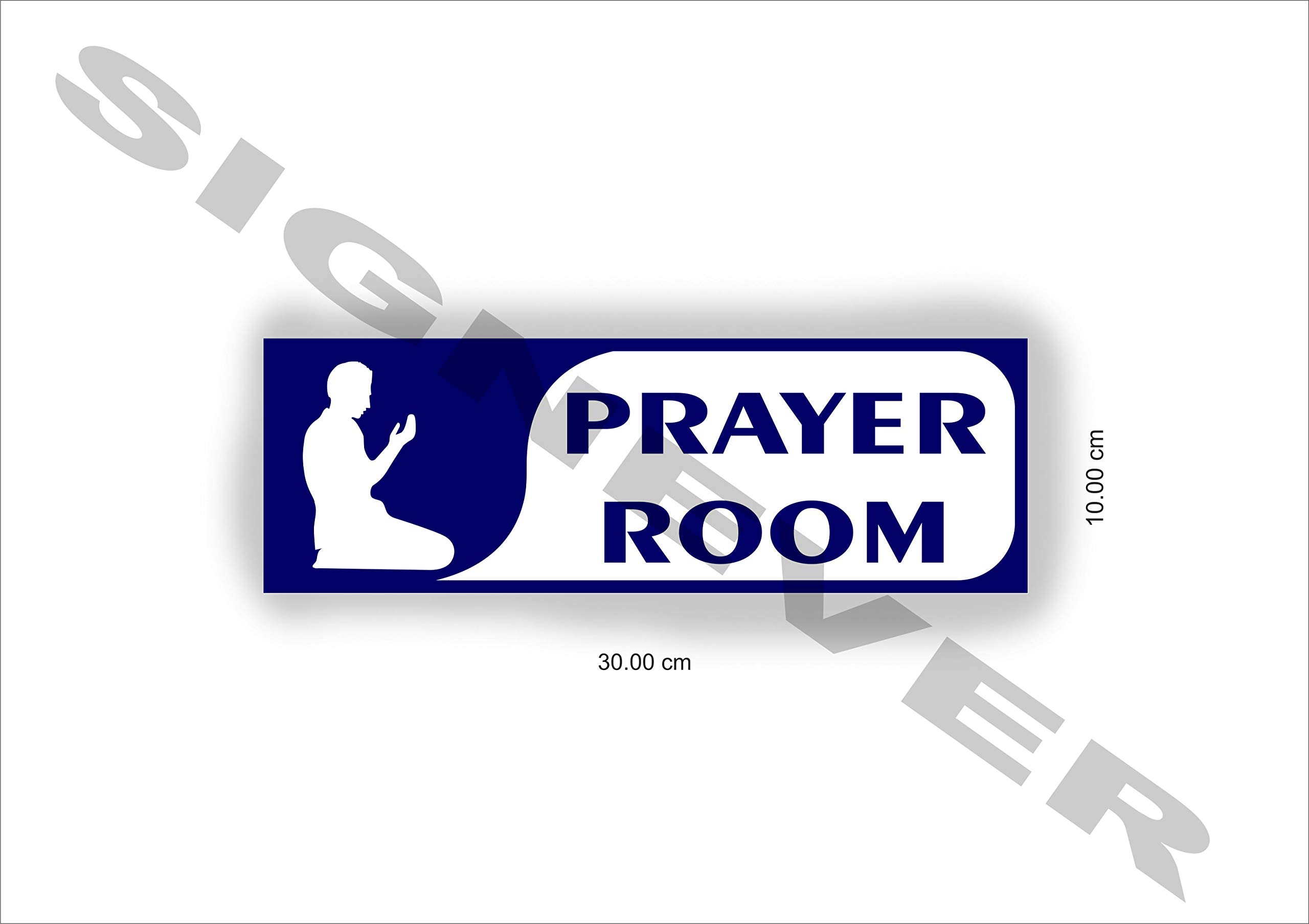 Buy SIGN EVER Prayer Room Sign Board Home Hotel Office Bank Factory ...