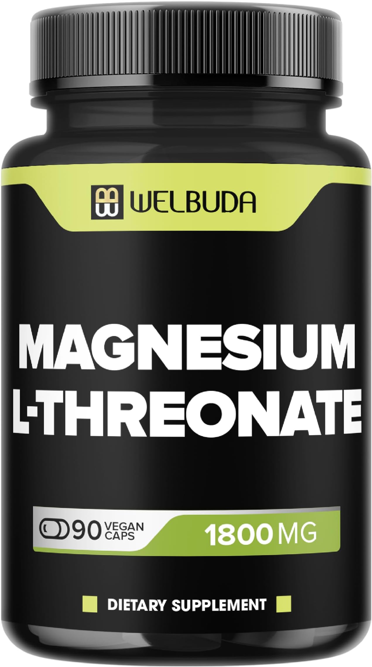 Amazon.com: Magnesium L-Threonate Capsules with 12% Purified - 1800Mg ...