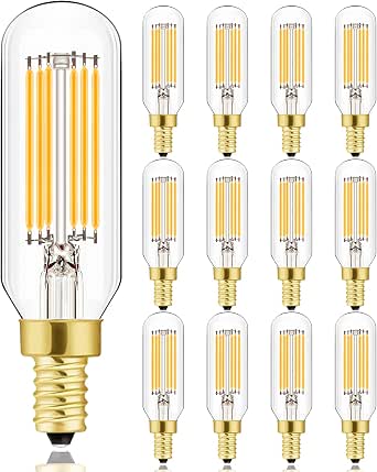 Leools E12 LED Bulb Dimmable 6W Equal 60 watt Light Bulb Soft White ...