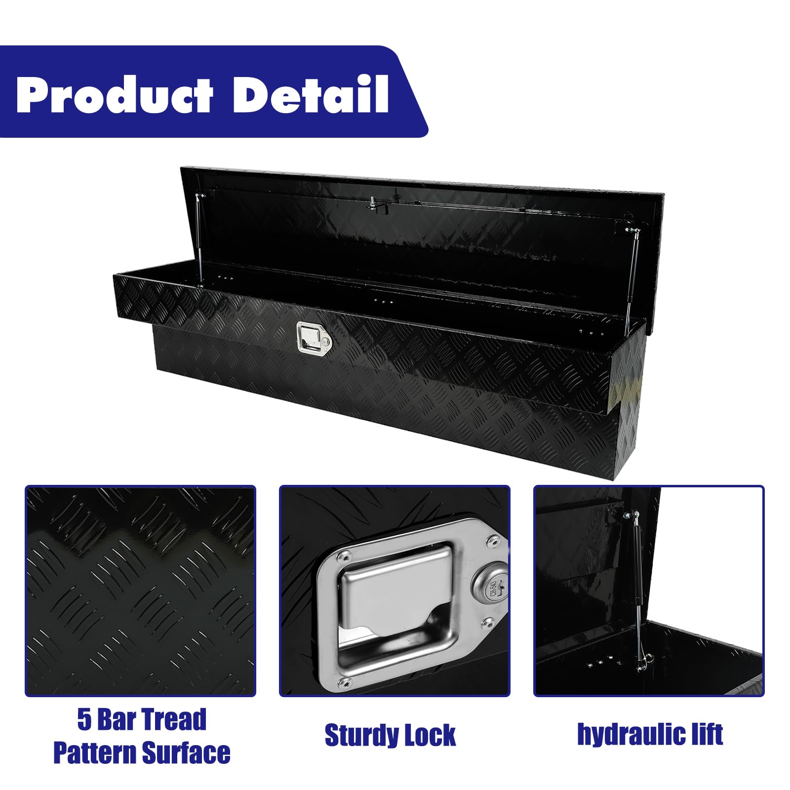 Snapklik.com : Bchsadvb Side Mount Truck Tool Box 60"X8"X14" Aluminum ...