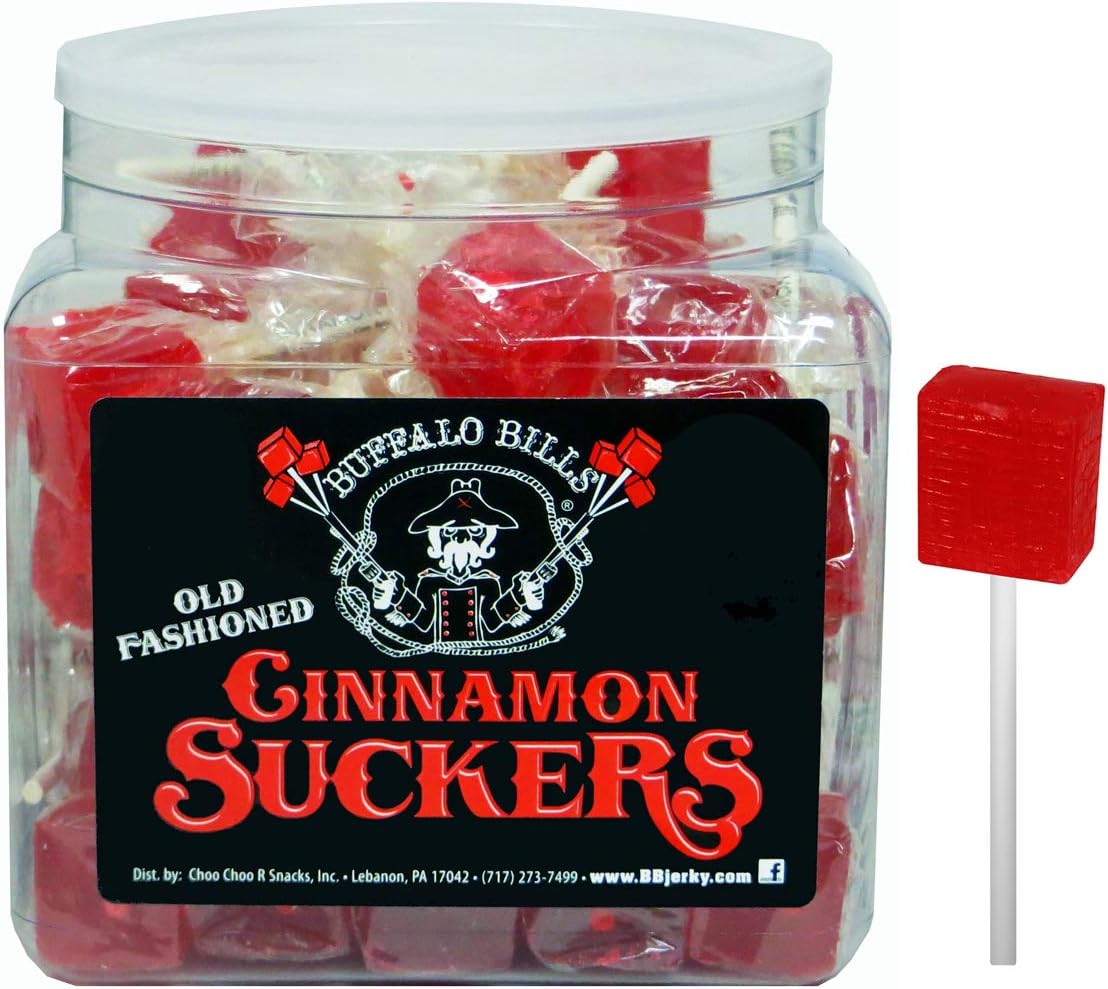 Amazon.com : Ozark Delight Lollipops (Red Hot Cinnamon, 12 pack ...