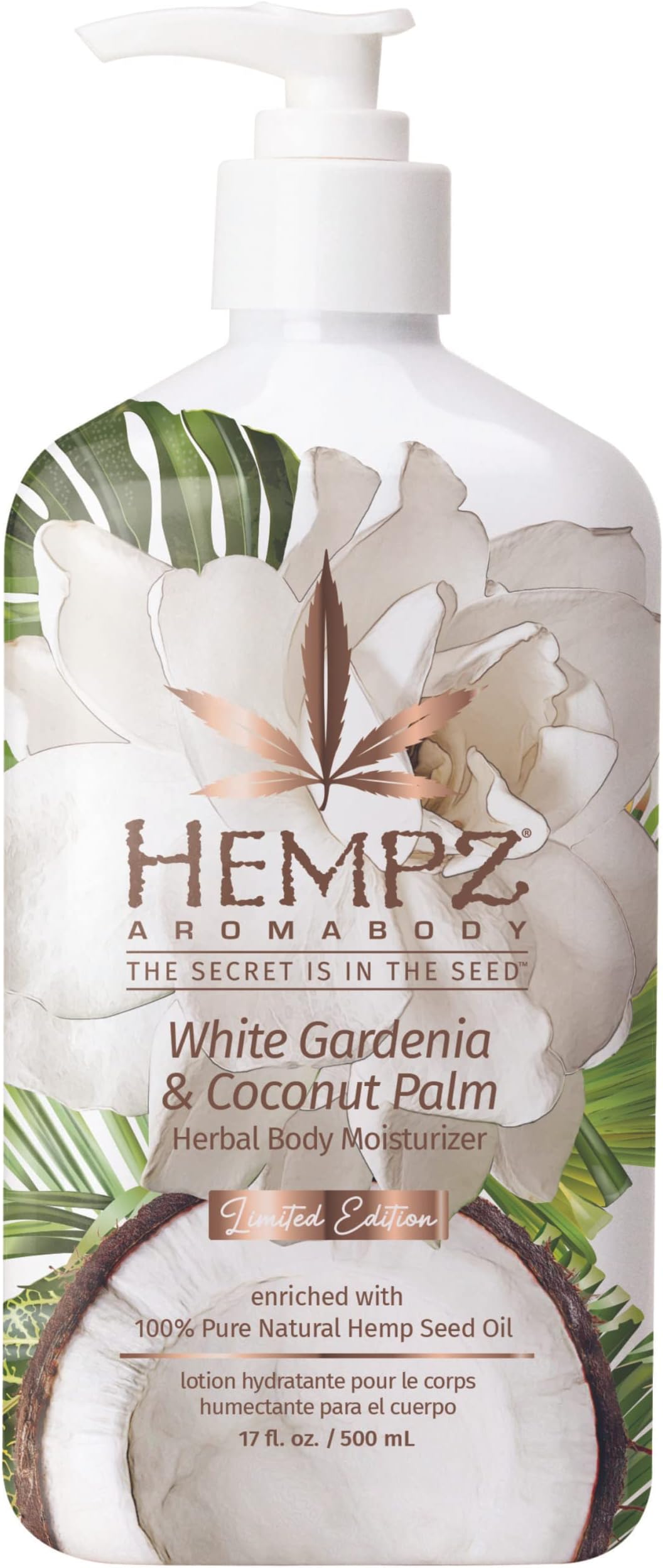 Amazon.com : Hempz Body Lotion Moisturizer - White Gardenia & Coconut ...