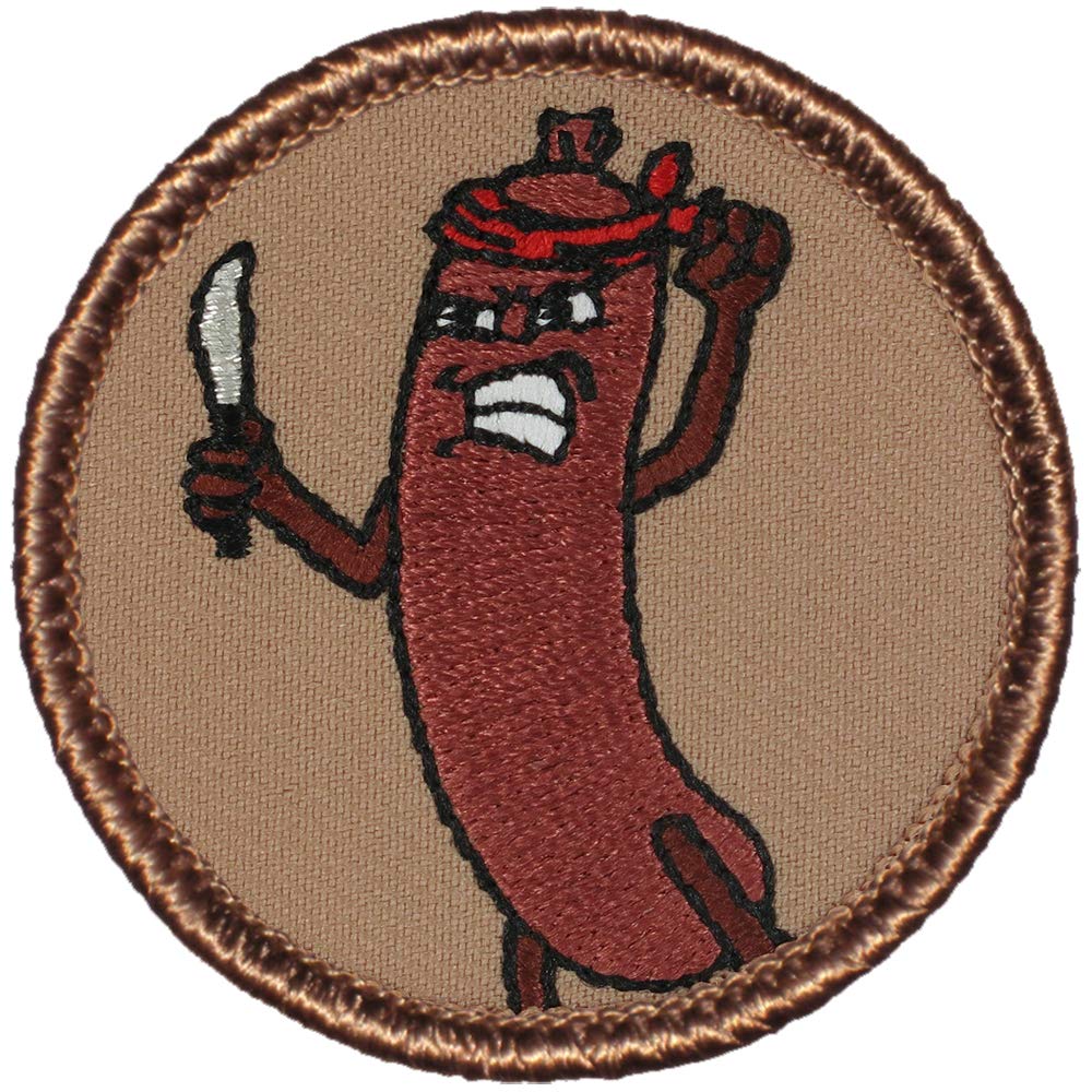 Amazon.com: Savage Sausage Patrol Patch - 2" Diameter Round Embroidered ...