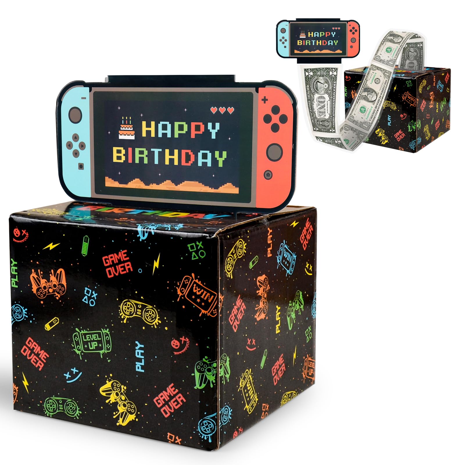 Happy Birthday Money Box for Cash Junge Surprise Money Gift Box with ...