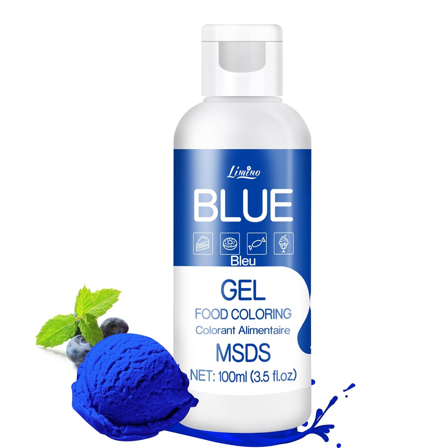 Amazon.com : Gel Food Coloring - 4.5oz Vivid Food Coloring Gel for ...