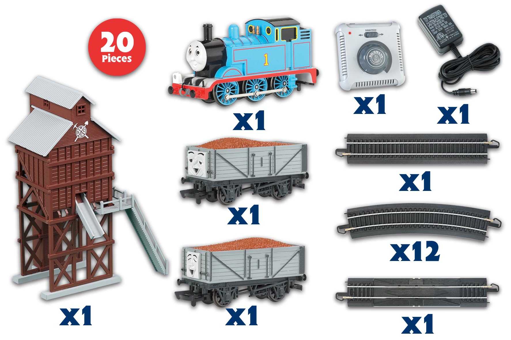 Snapklik.com : Bachmann Trains - Deluxe Thomas & The TROUBLESOME Trucks ...
