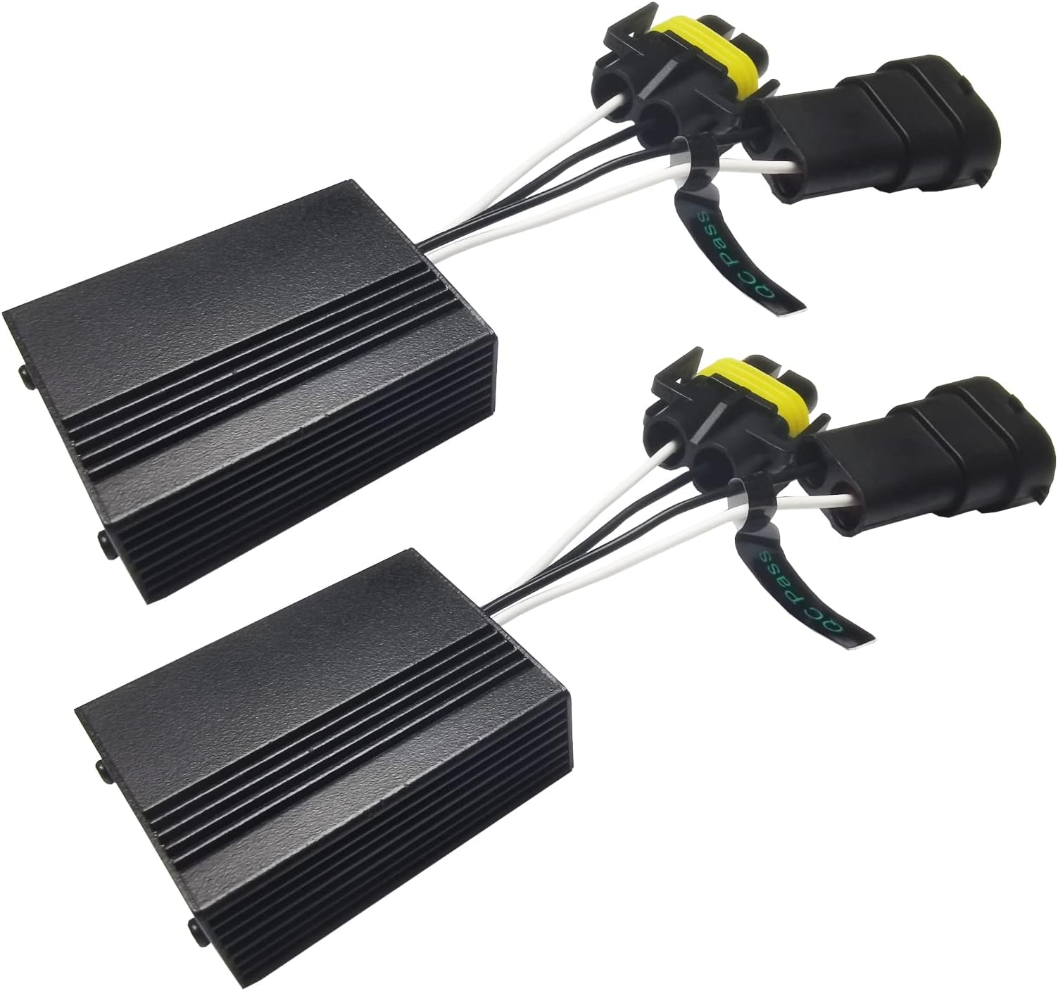 AUXITO H11 Canbus Decoder LED Headlight Anti-Flicker Decoder, H11 H8 H9 ...