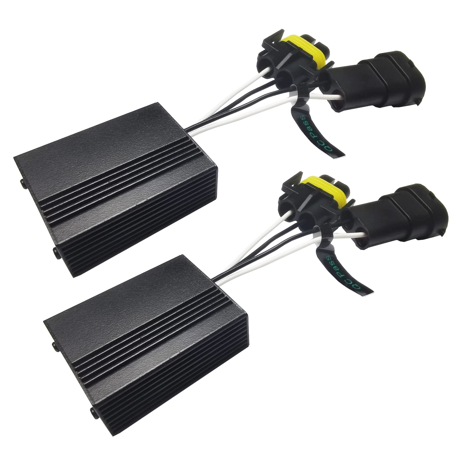 AUXITO H11 Canbus Decoder LED Headlight Anti-Flicker Decoder, H11 H8 H9 ...