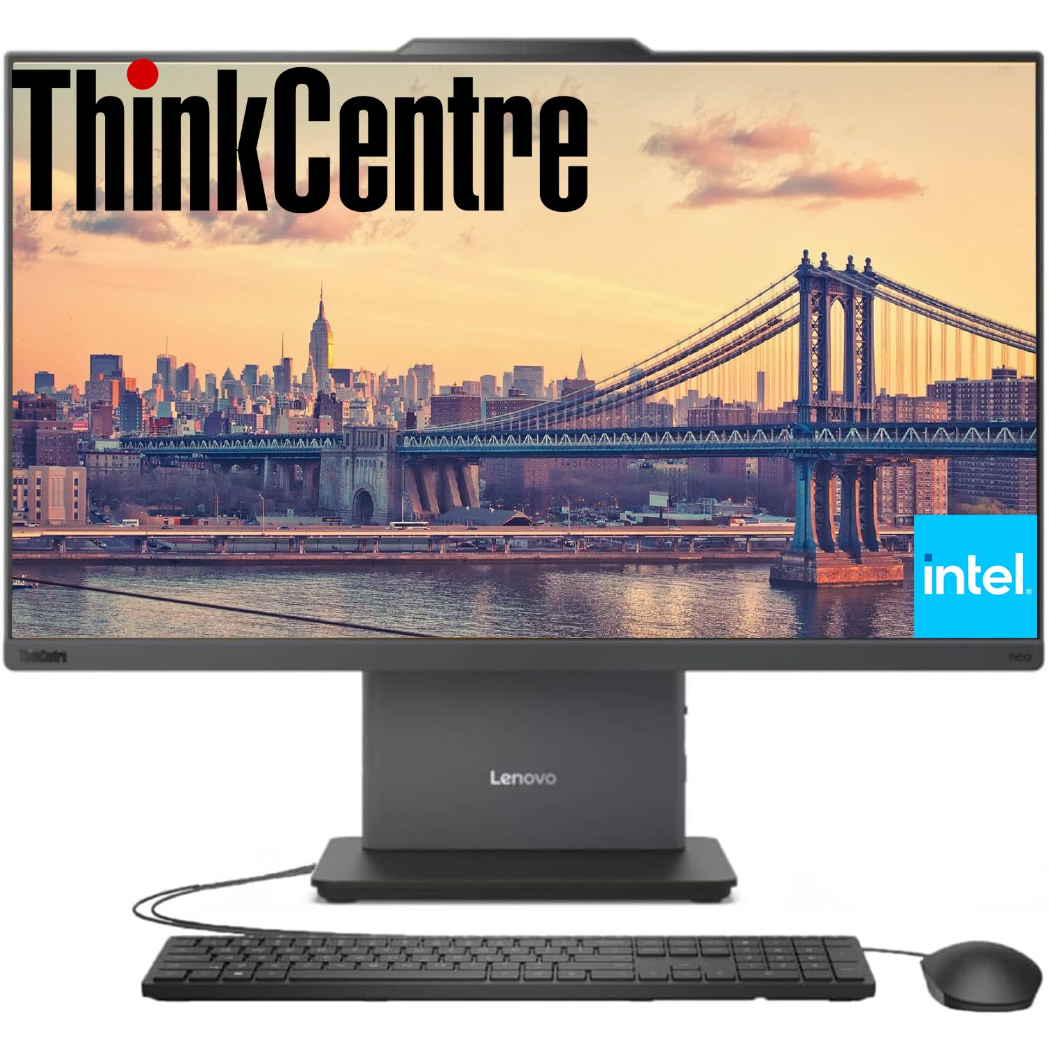 Amazon.com: Lenovo ThinkCentre AIO 24" FHD IPS All-in-One Computer ...