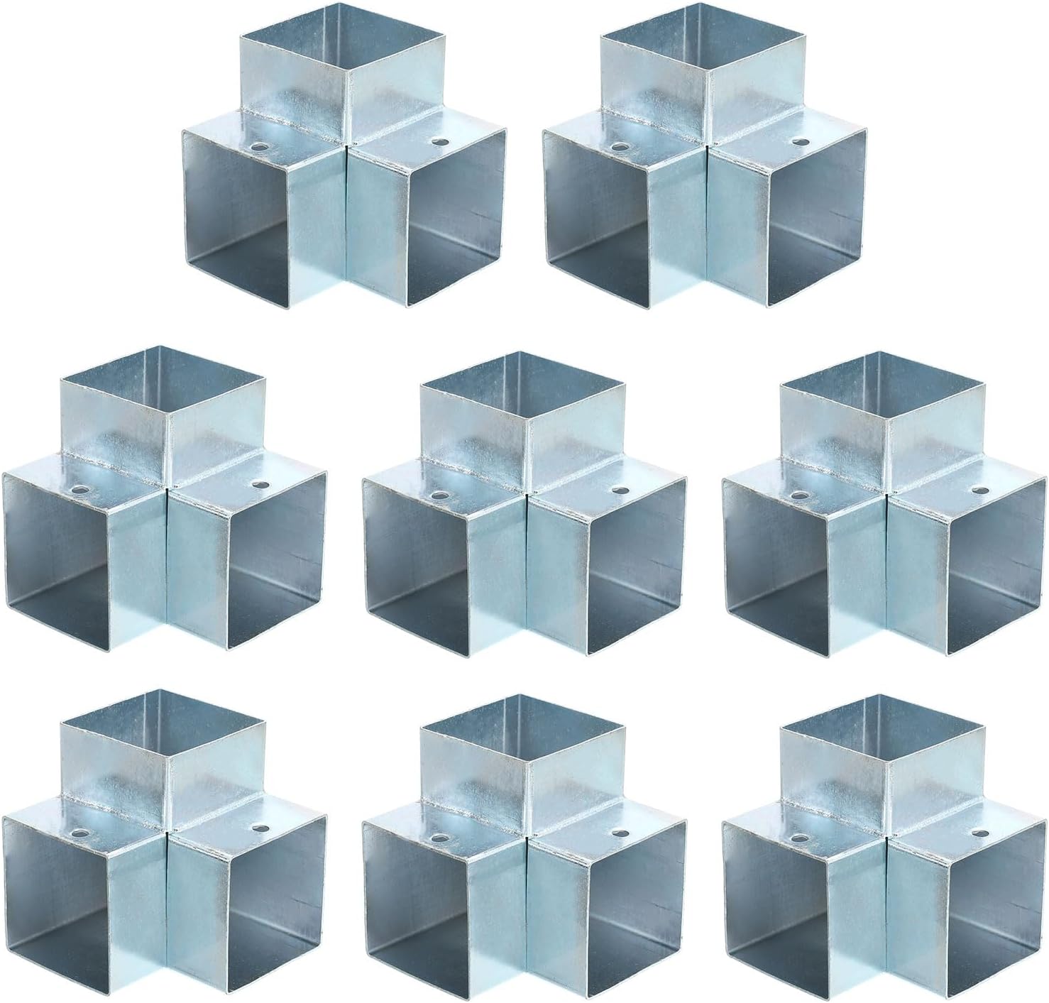 sourcing map 3-Way Gazebo Brackets Kit, Right Angle Corner Bracket ...