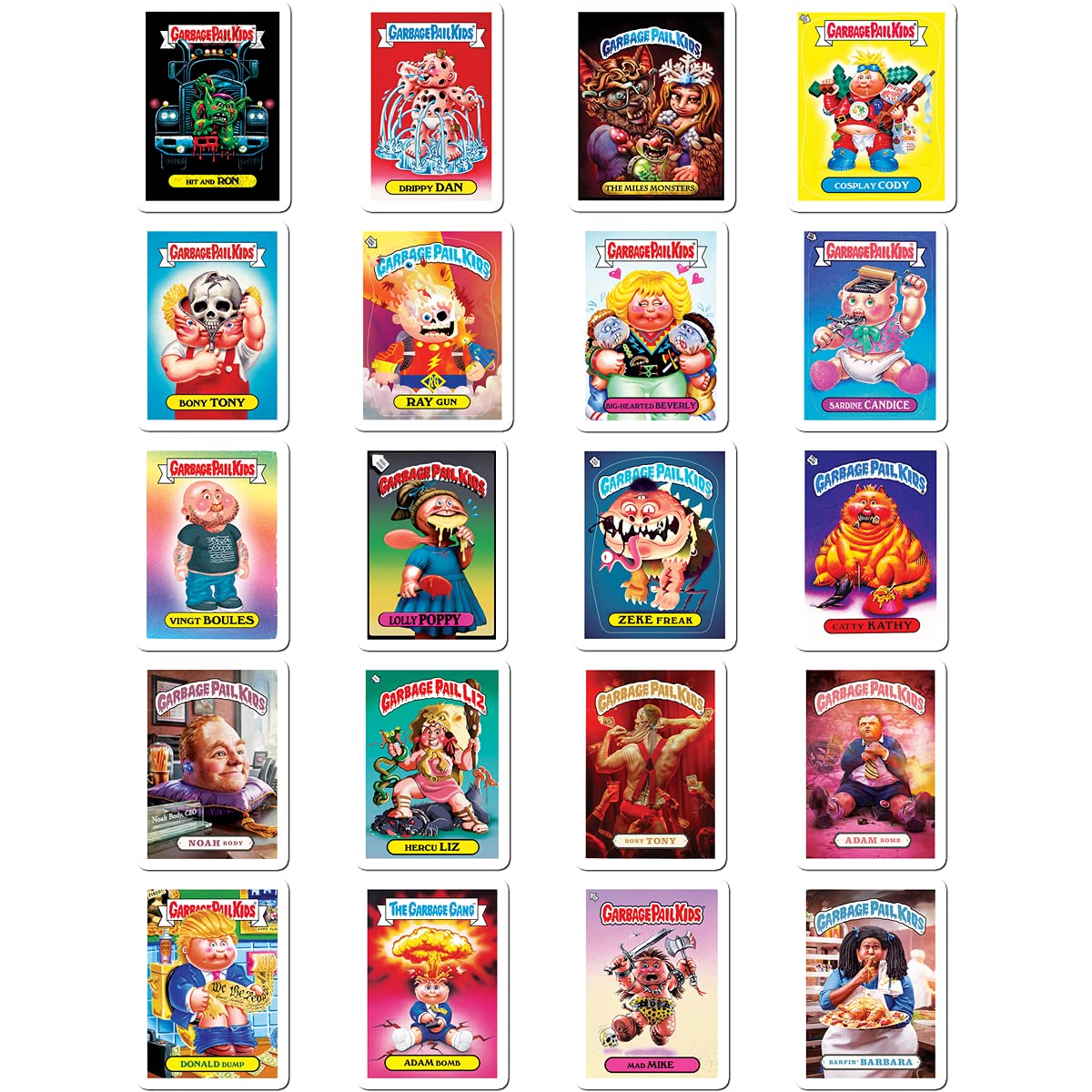 Amazon.com: Stickers 20 Pcs Per Pack Garbage Aesthetic Pail Waterproof ...