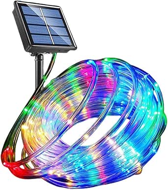 Amazon.com: F&Y 40Ft LED Rope Lights with 100 Solar Powered LEDs ...