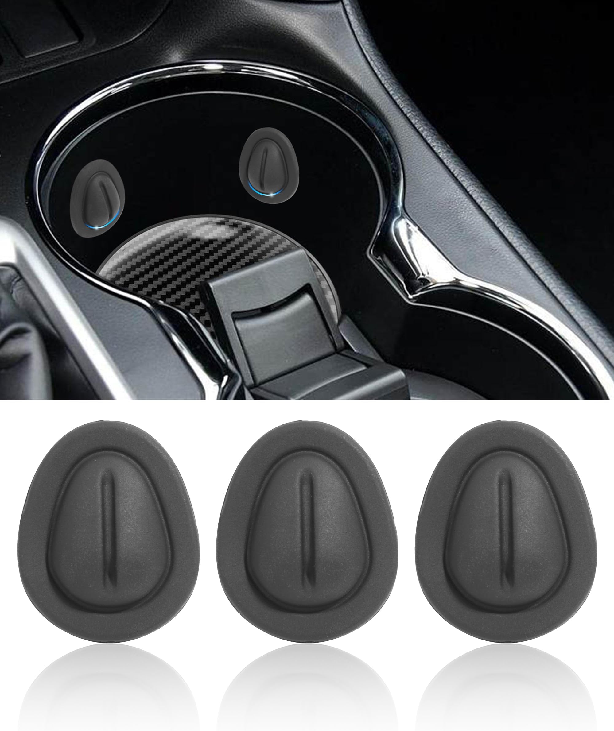 Amazon.com: UBOG 3PCS Cup Holder Insert,Car Cup Holder Insert,Car ...