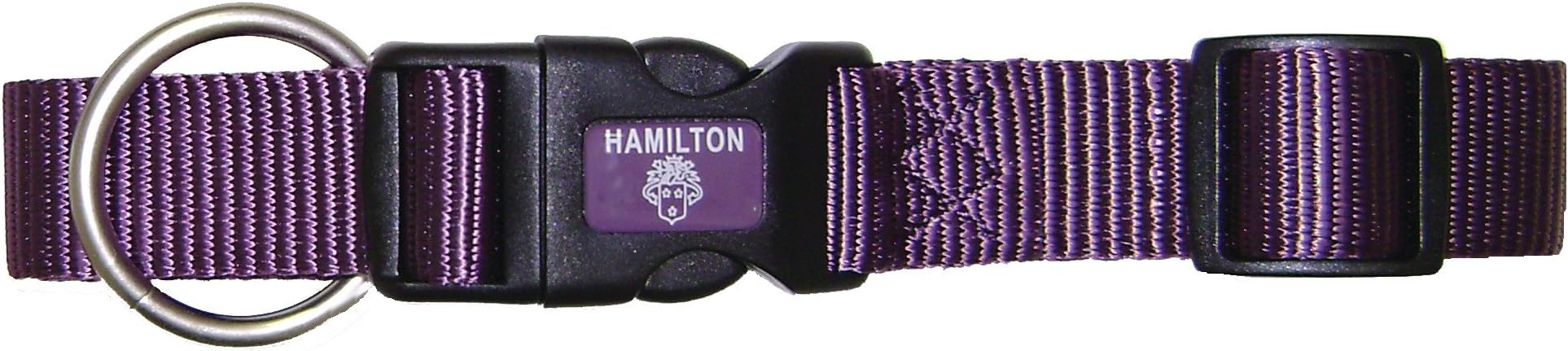 Amazon.com : Hamilton Adjustable Dog Collar with Brushed Hardware : Pet ...