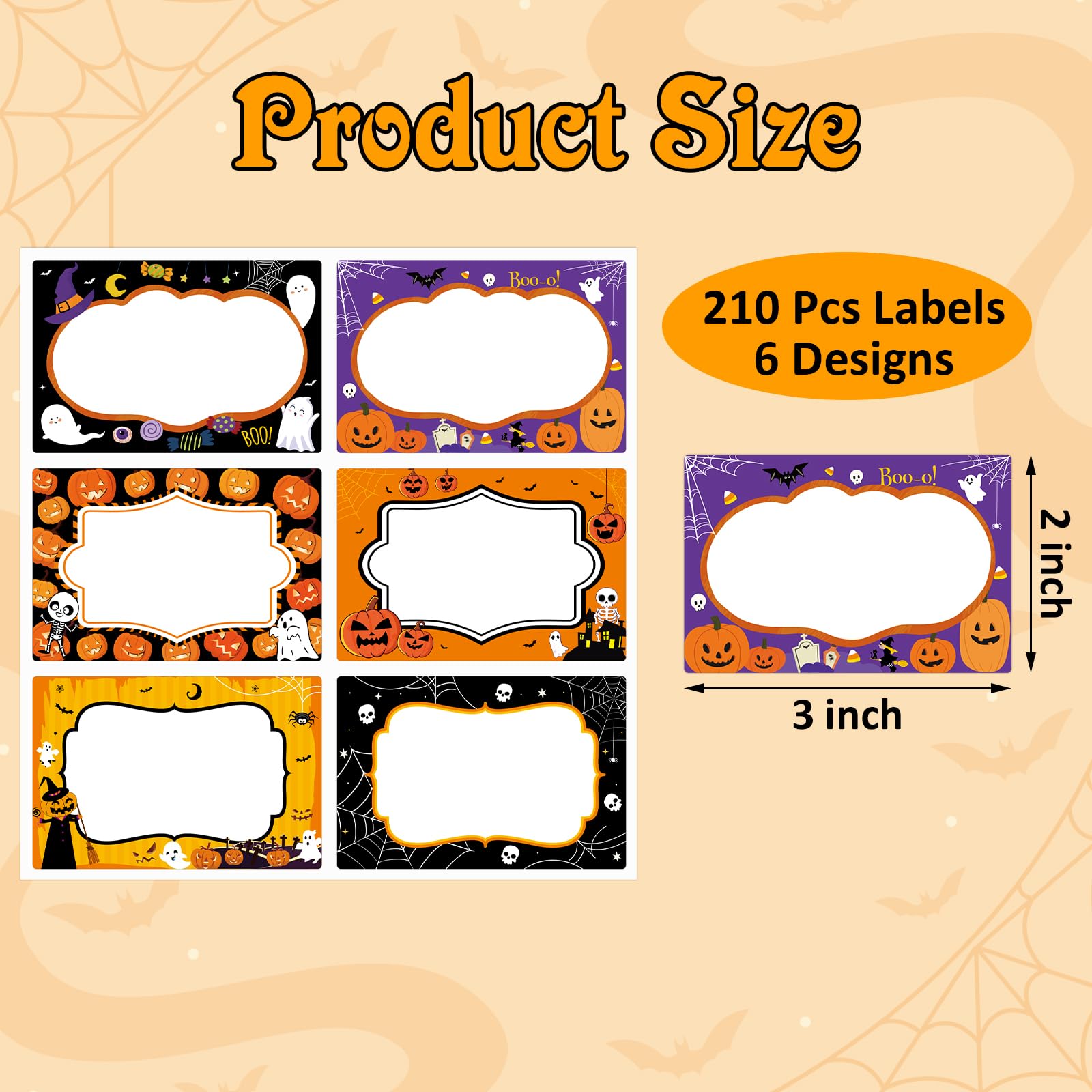 Halloween Name Tags Template Halloween Free Printable Labels, 3x4 Inch