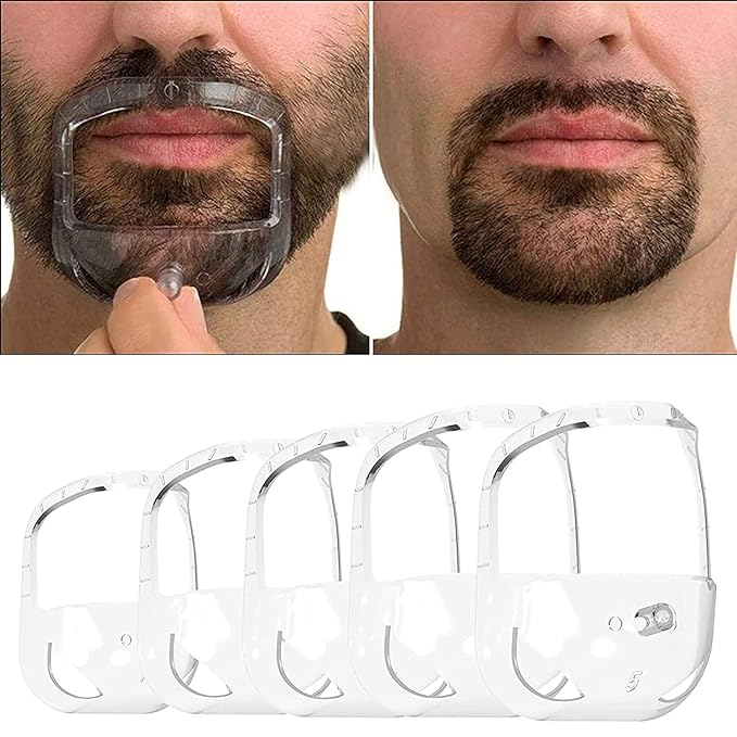 Amazon.com : 5 Sizes Set of Beard Shaping & Styling Tool ，Beard Guide ...