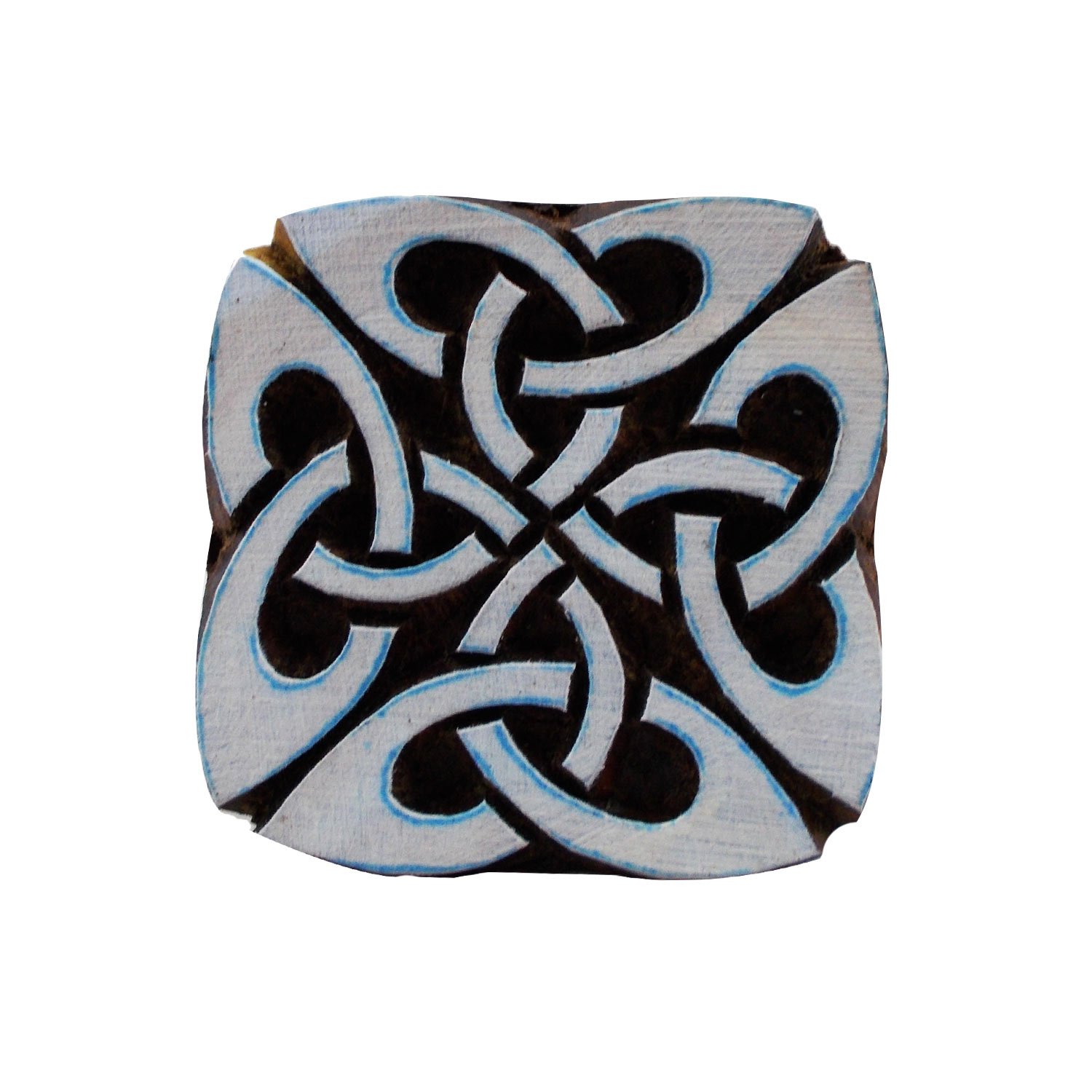 Amazon.com: Square Celtic Knot Motif Wooden Printing Block Stamps ...